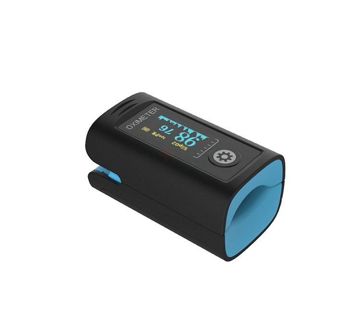 Fingertip Pulse Oximeter With OLED Display And Perfusion Index (PI ...