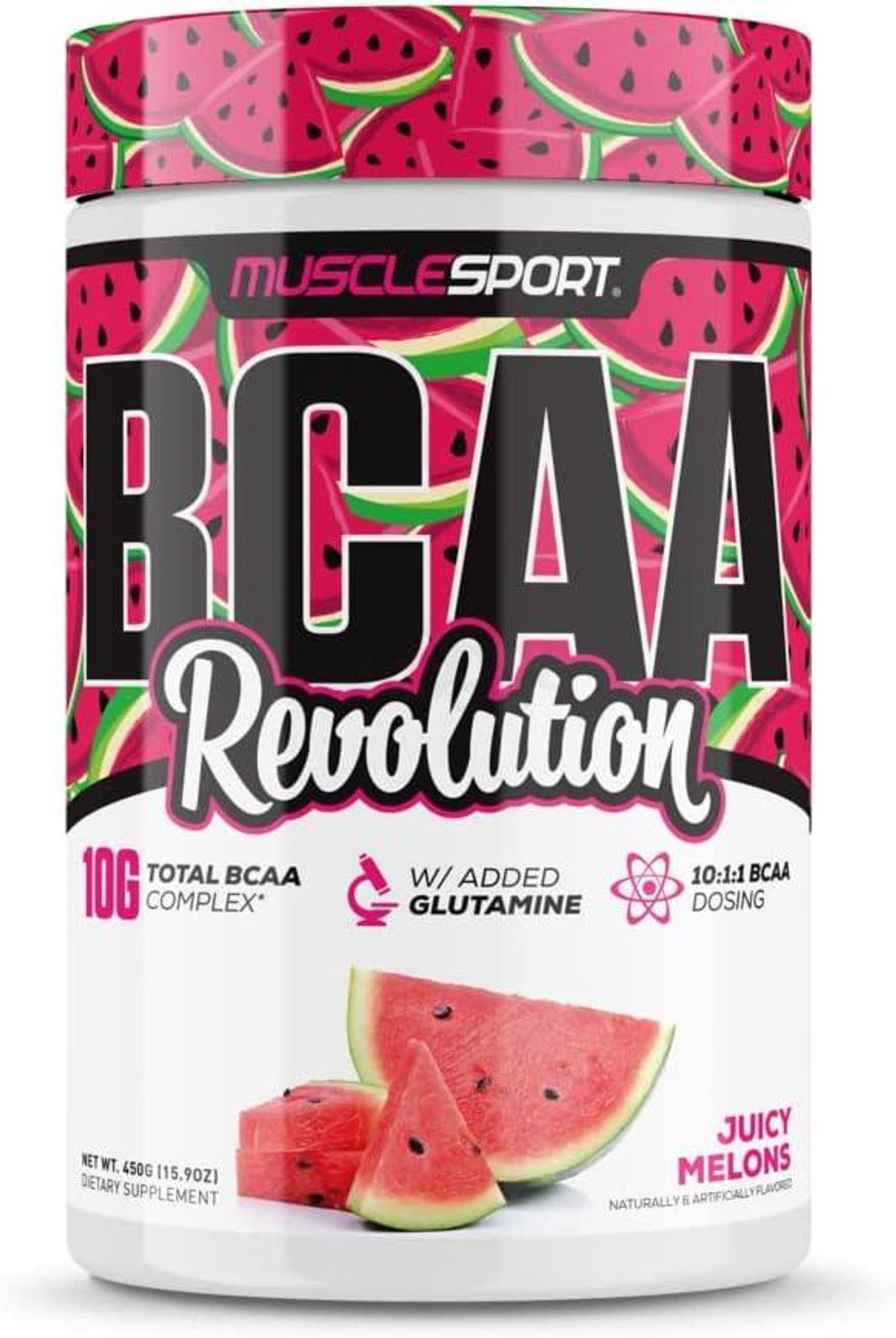 Muscle Sport BCAA Revolution 450gm (Juicy Melons) - Arogga Online Pharmacy