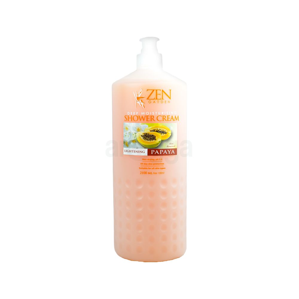 Zen Garden Deep Moisturising Lightening Papaya Shower Cream (Get 100ml ...