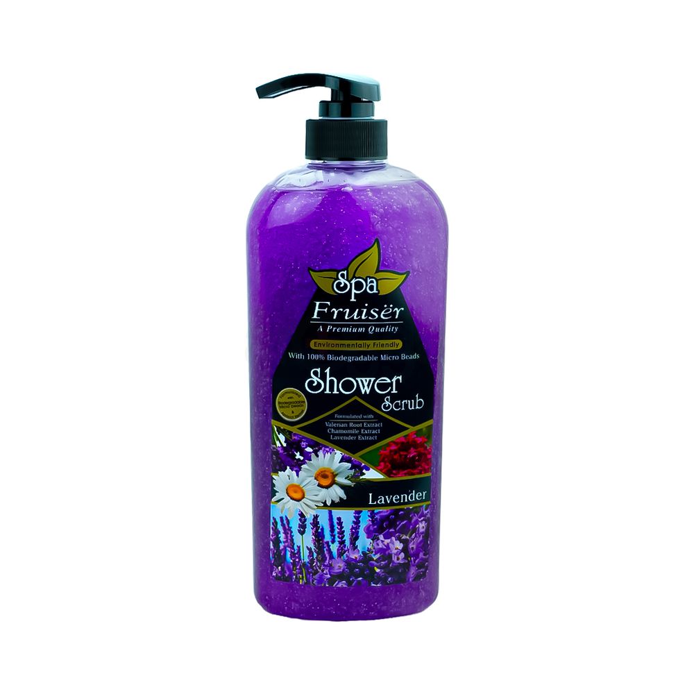 Fruiser Lavender Spa Shower Scrub - Arogga Beauty Store