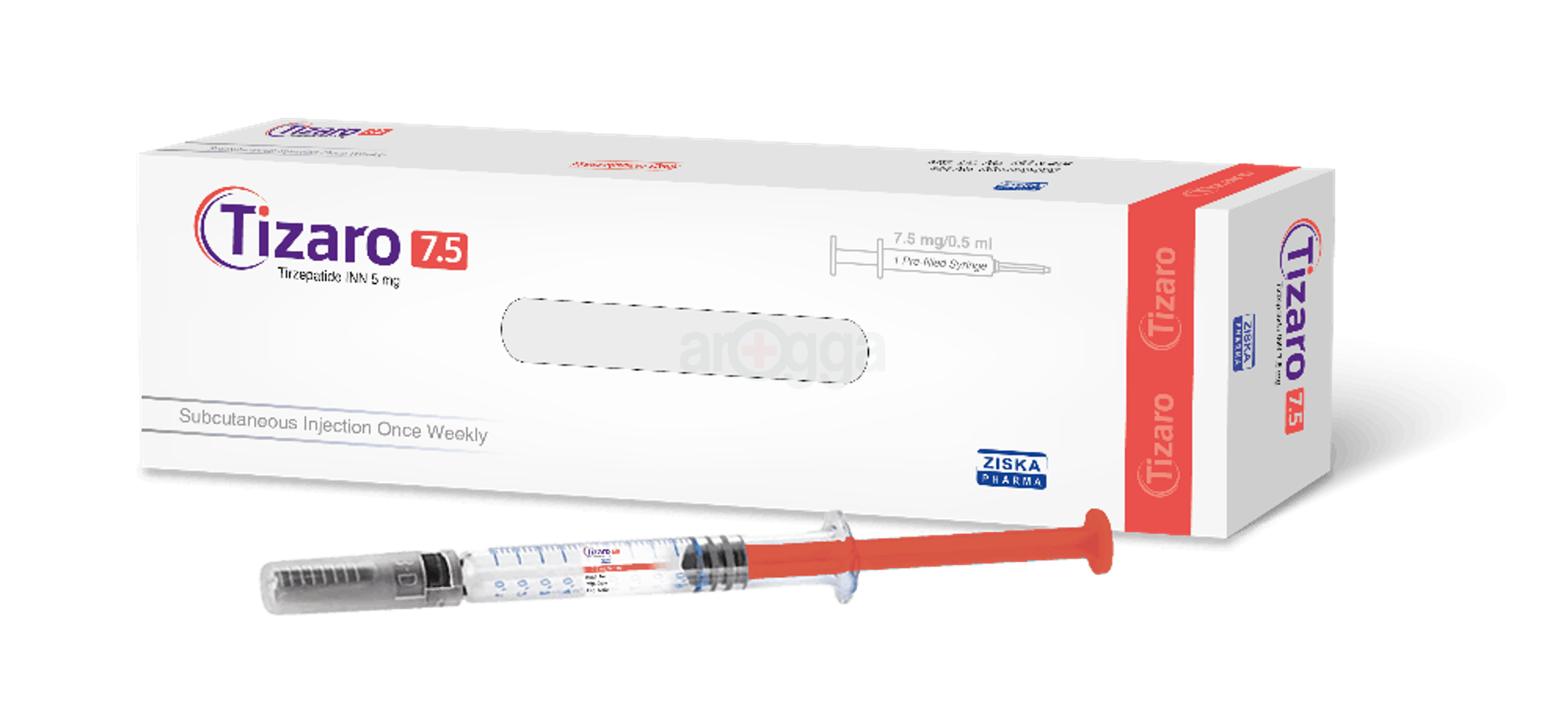 Tizaro 7.5 SC Injection 7.5mg/0.5ml injection - Arogga Online Pharmacy