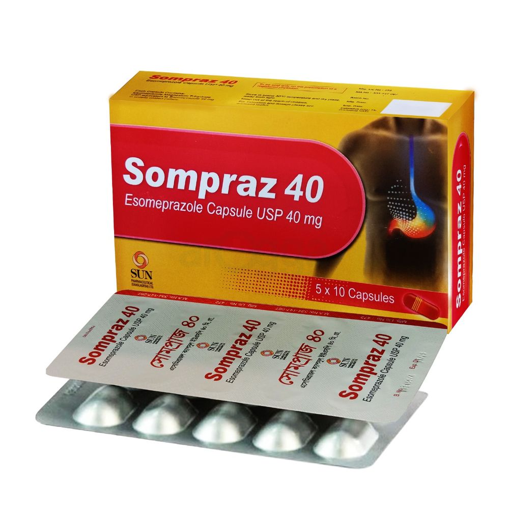 Sompraz 40 Capsule price in Bangladesh | Arogga Online Pharmacy