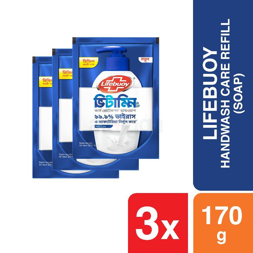 Lifebuoy Handwash (Soap) Care Refill 170ml (Bundle of 3) price in ...