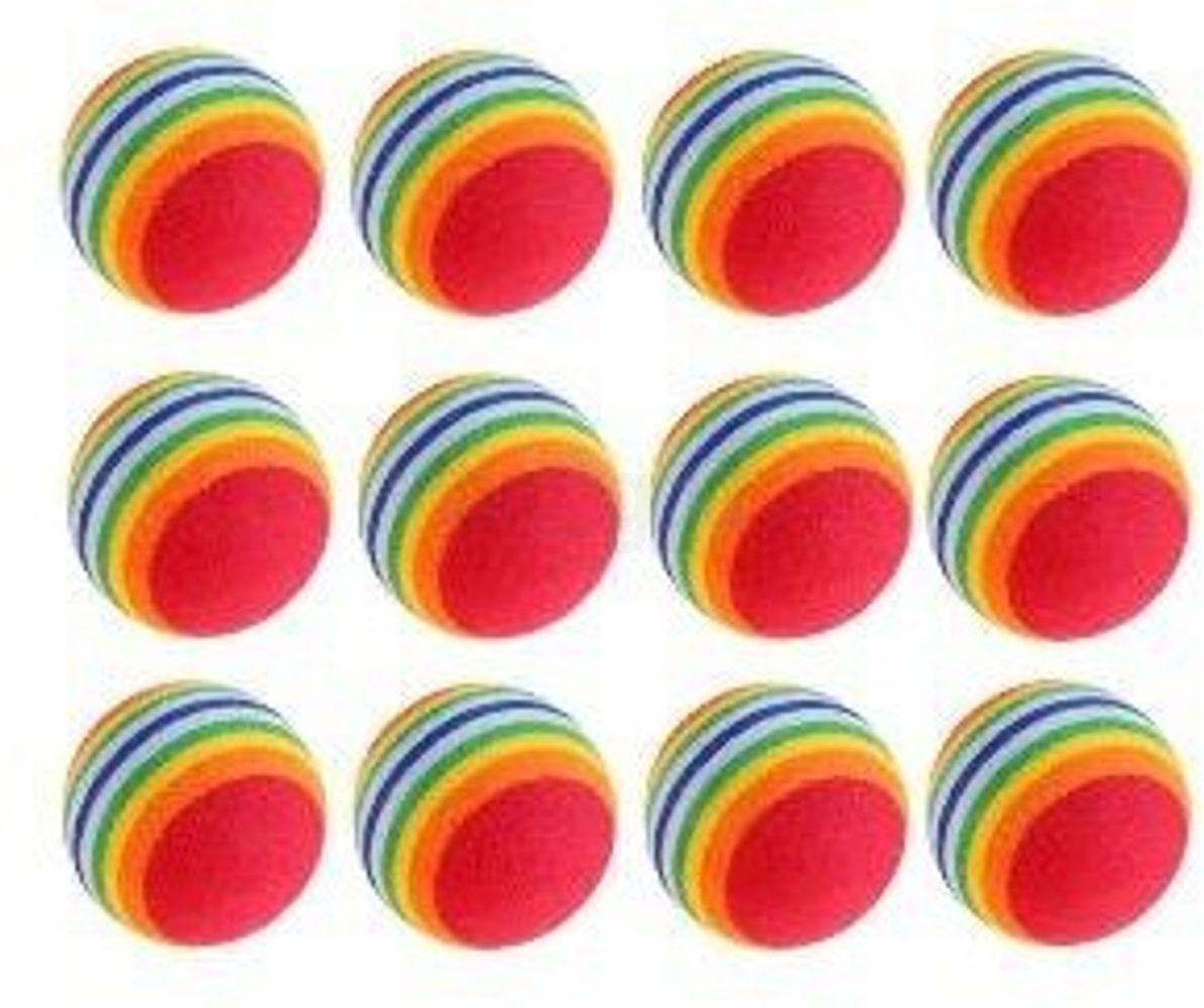 Rainbow Rubber Ball Toy - Arogga Online Pharmacy