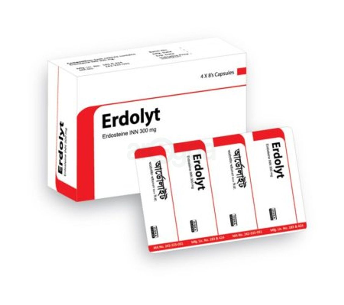 Erdolyt 300mg Capsule - Arogga Online Pharmacy