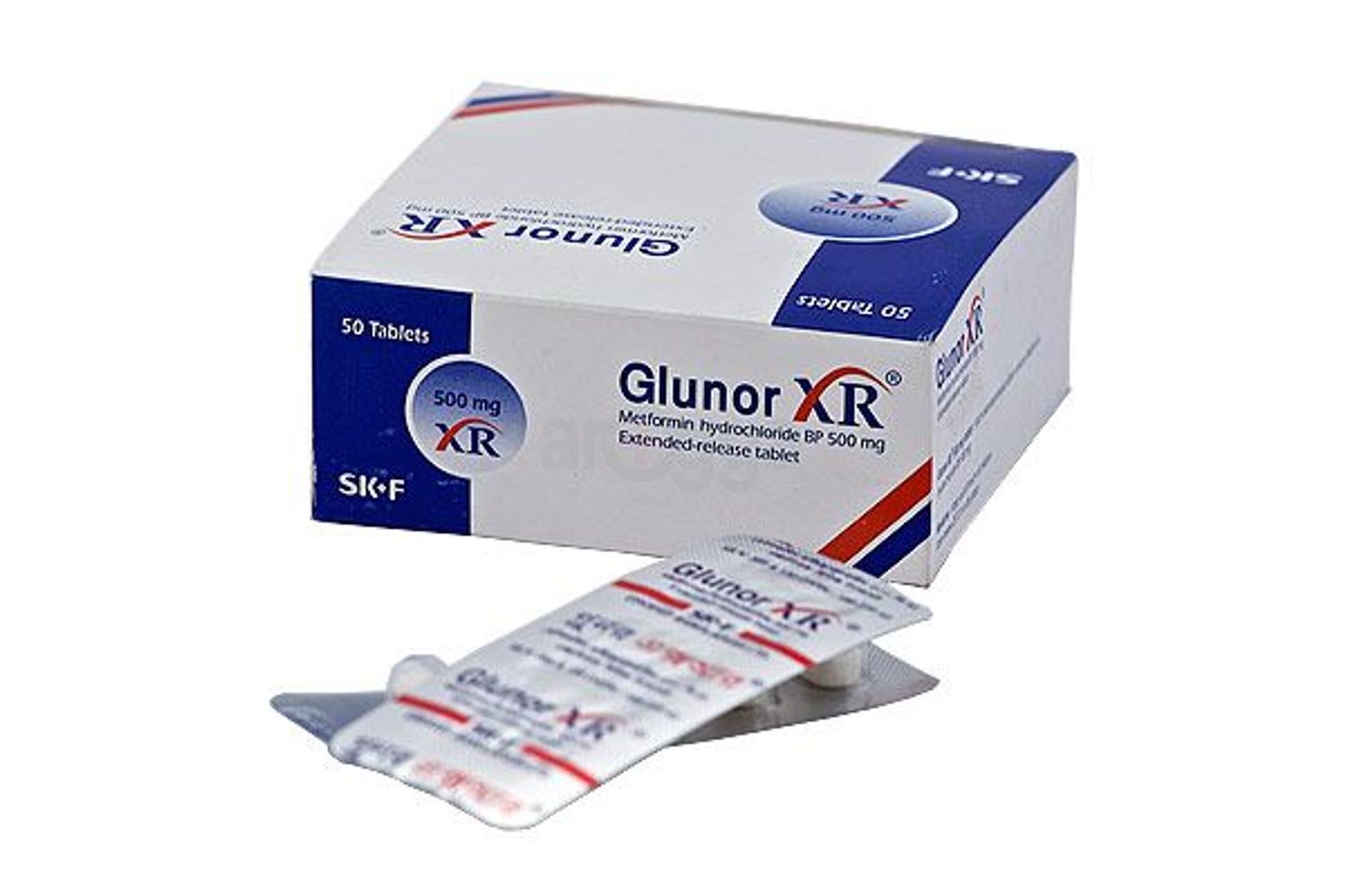 Glunor XR 500mg Tablet - Arogga Online Pharmacy