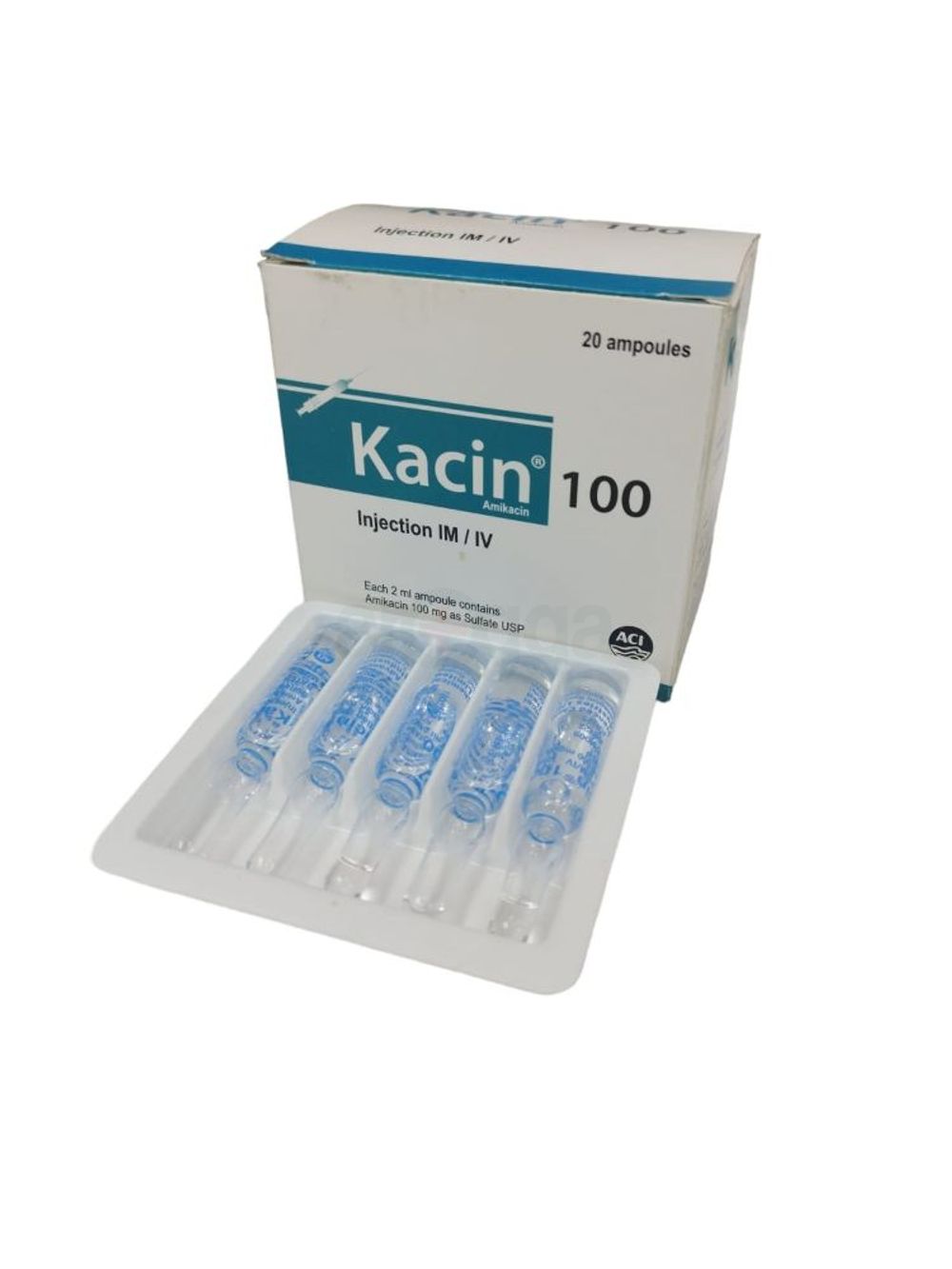 Kacin 100mg/2ml Injection - Arogga Online Pharmacy