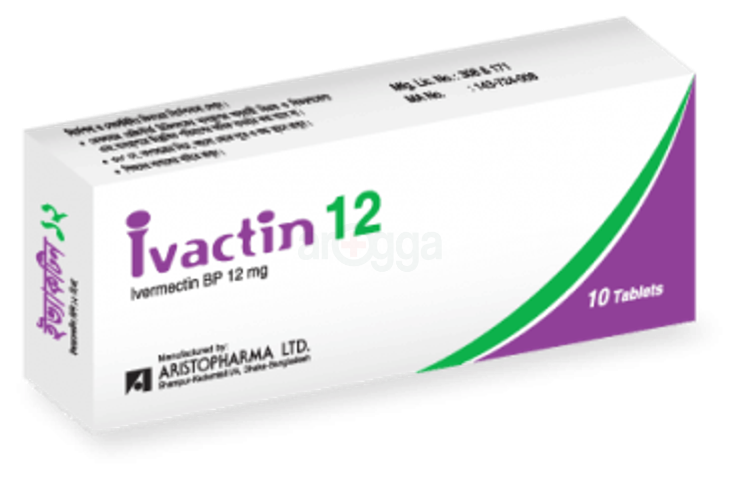 Ivactin 12mg Tablet - Arogga Online Pharmacy